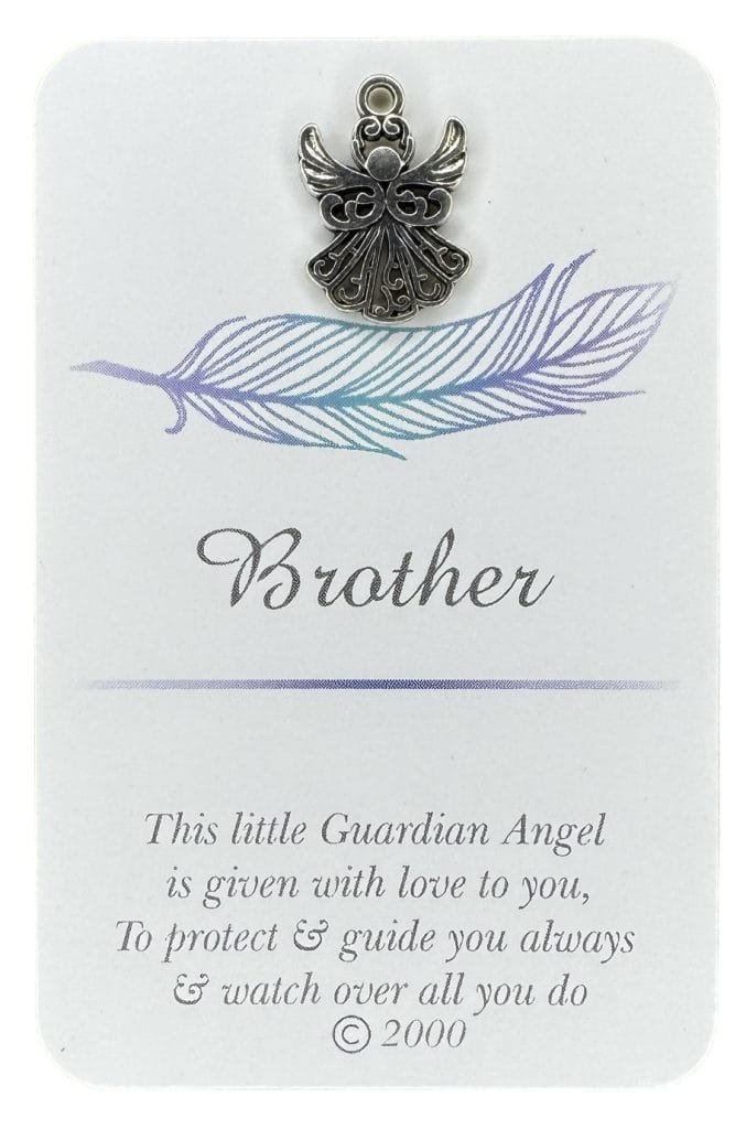 Angel Card – Brother 2 - Blessed Keepsakes charm cards