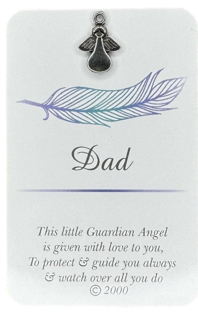 Angel Card – Dad 1 - Blessed Keepsakes charm cards