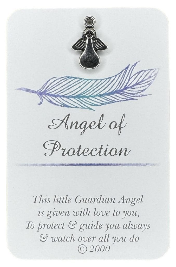 Angel Card – Angel Of Protection 1 - Blessed Keepsakes charm cards