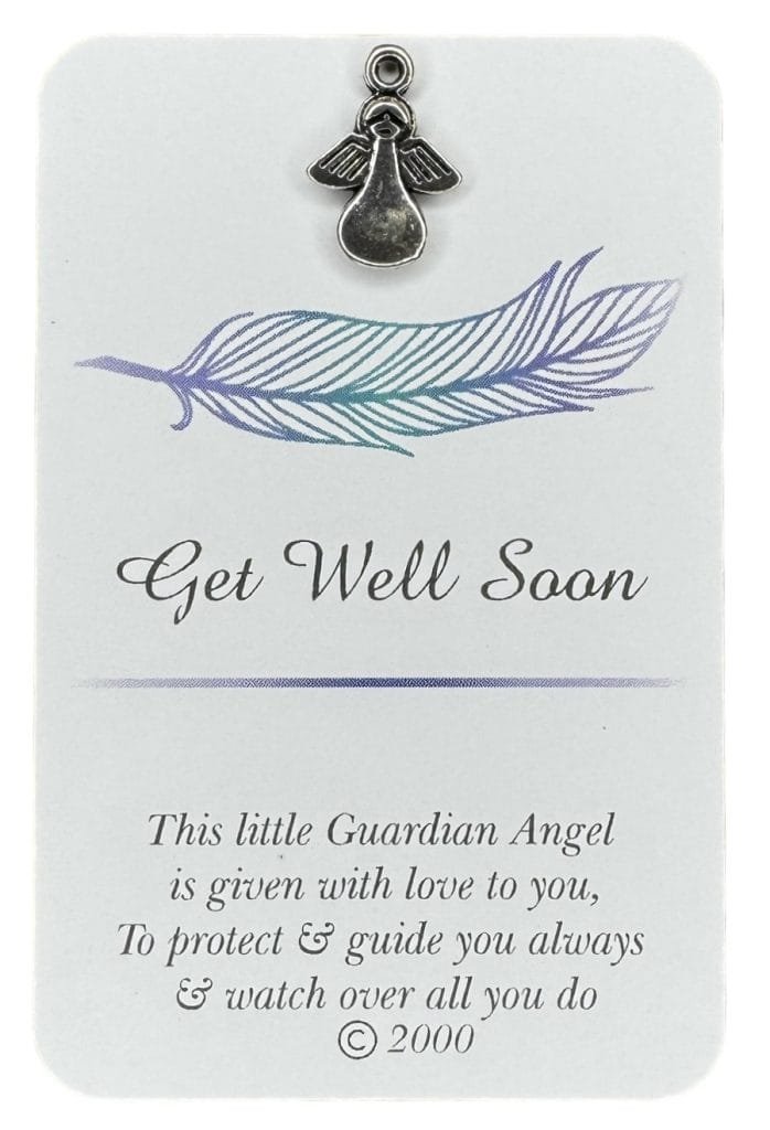 Angel Card – Get Well Soon 1 - Blessed Keepsakes charm cards