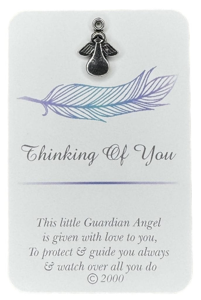 Angel Card – Thinking Of You 1 - Blessed Keepsakes charm cards